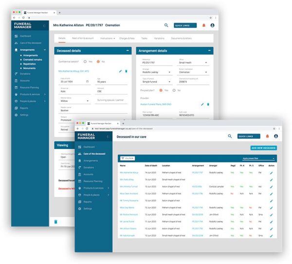 Funeral Manager | Cloud based funeral management software